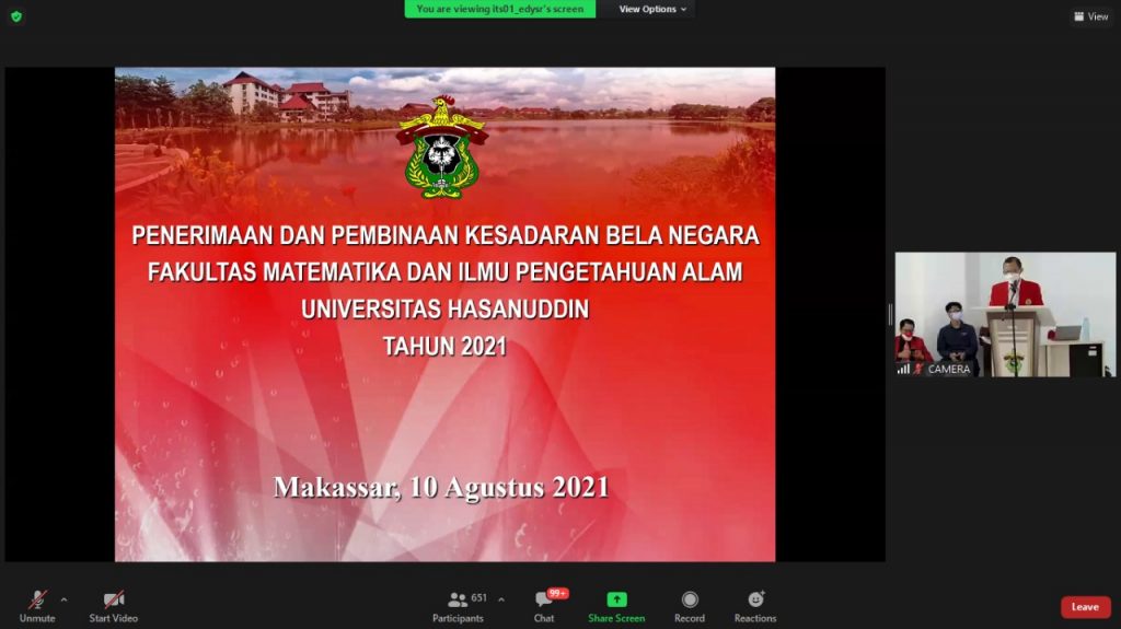 Fakultas MIPA Unhas Sambut 637 Mahasiswa Baru Secara Virtual ... Fakultas MIPA Unhas Sambut 637 Mahasiswa Baru Secara Virtual ...