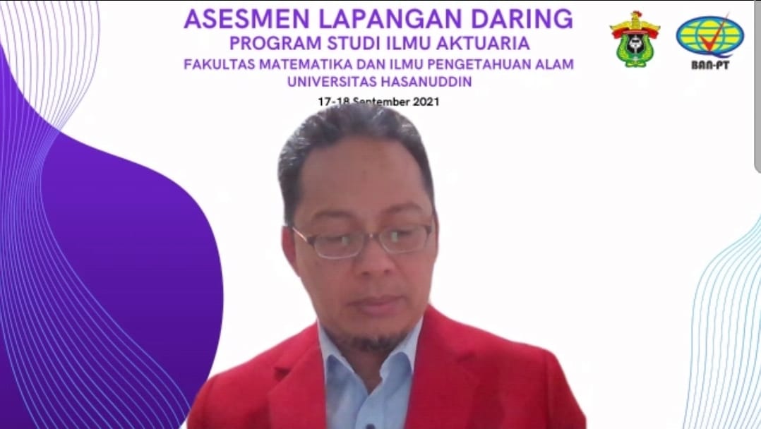 Prodi Ilmu Aktuaria FMIPA Unhas Jalani Assesmen Lapangan Daring BAN-PT ...