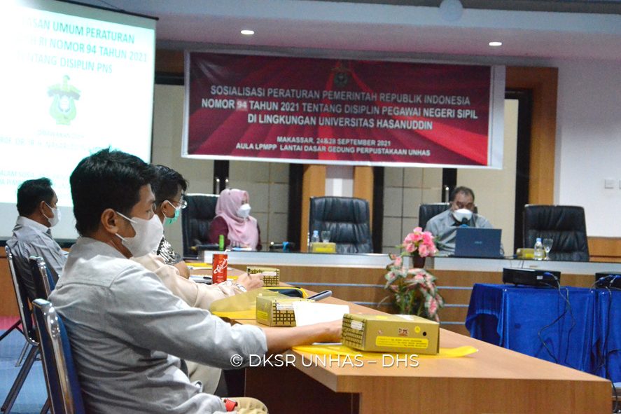 Unhas Gelar Sosialisasi Peraturan Pemerintah Tentang Disiplin Pegawai Negeri Sipil - Hasanuddin ...