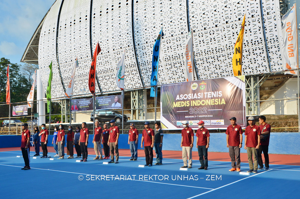 Unhas Tuan Rumah Pertandingan Tenis Lapangan Asosiasi Tenis Medis ...