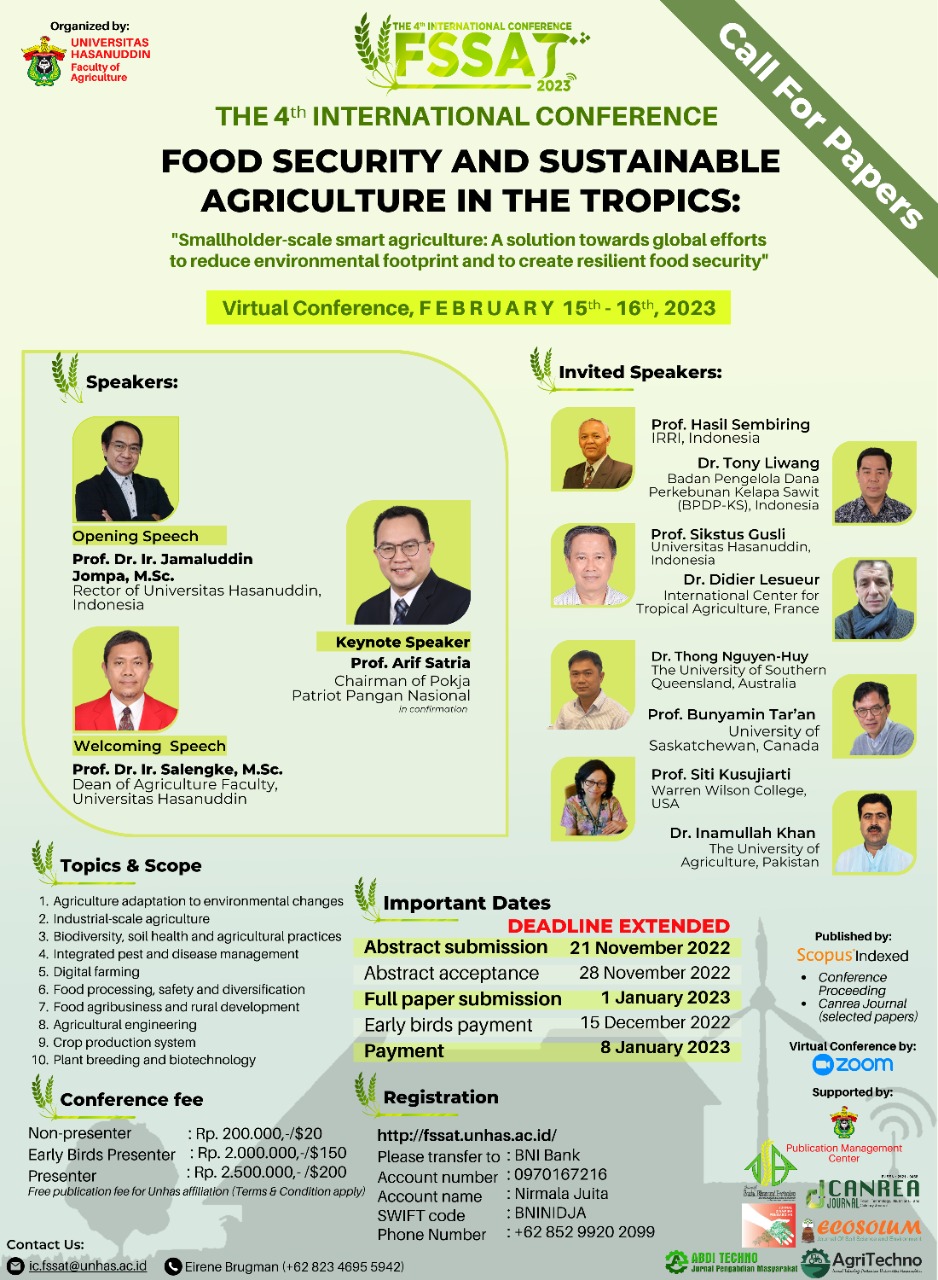 Extended Abstract Submission (FINAL) until 21 November 2022 ... Extended Abstract Submission (FINAL) until 21 November 2022 ...