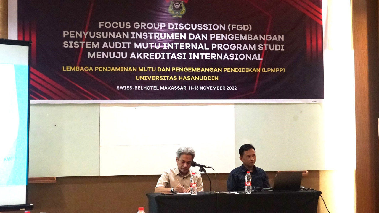Unhas Gelar FGD Penyusunan Instrumen Pengembangan Sistem Audit Mutu Internal Prodi Menuju ...