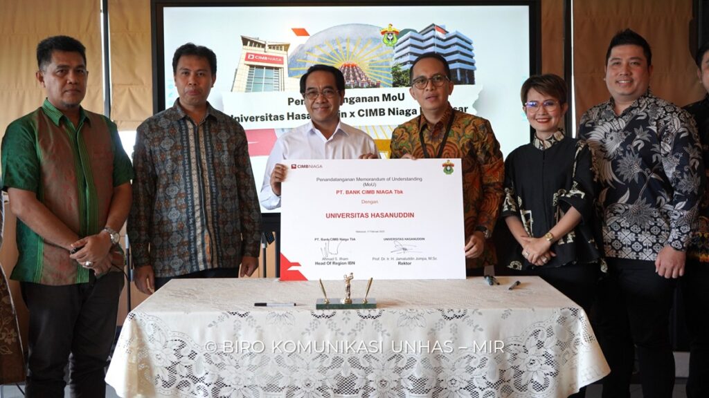 Taken MoU, Unhas dan Bank CIMB Niaga Tbk. Sepakat Jalin Kerja Sama ... Taken MoU, Unhas dan Bank CIMB Niaga Tbk. Sepakat Jalin Kerja Sama ...