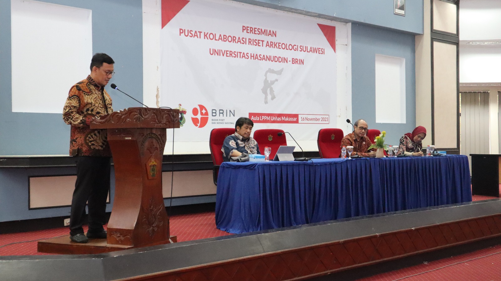 LPPM Unhas dan BRIN Resmian Pusat Kolaborasi Riset Arkeologi Sulawesi : Membuka Pintu Keabadian ...